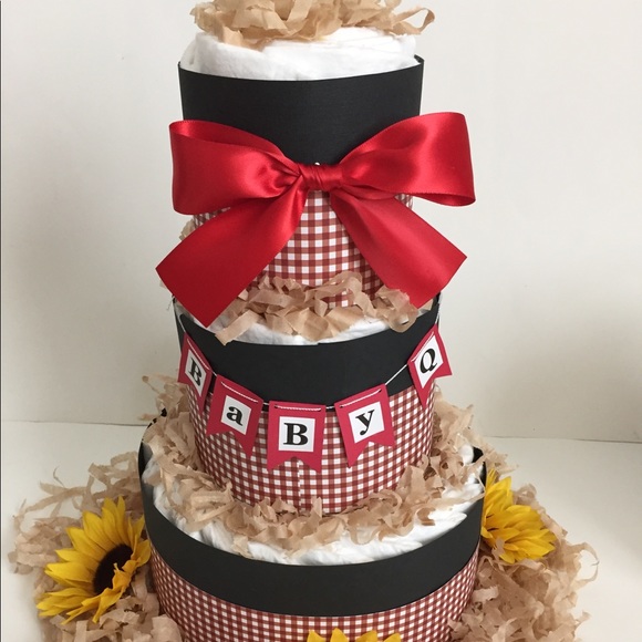 Party Supplies | Baby Q Diaper Cake | Poshmark